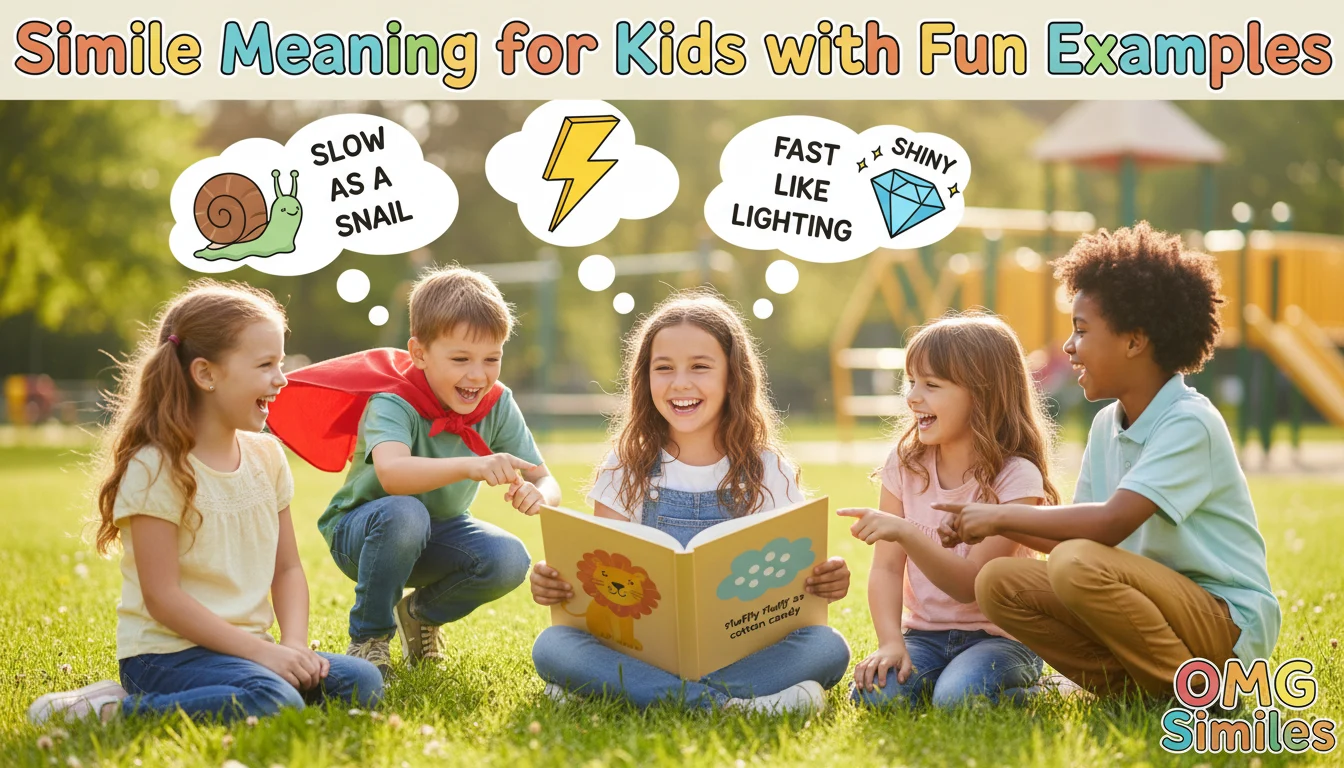 Simile Meaning for Kids with Fun Examples: A Simple Guide to Learning ...